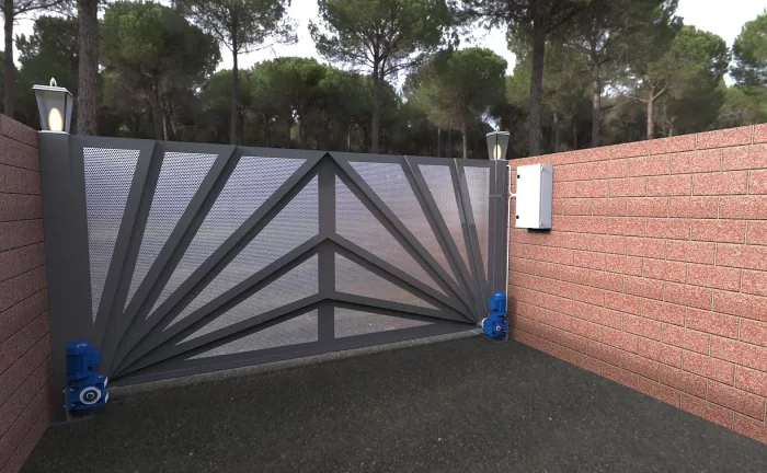Fan shaped gate simulation - Custom Machinery Design | YCY | Karmiel
